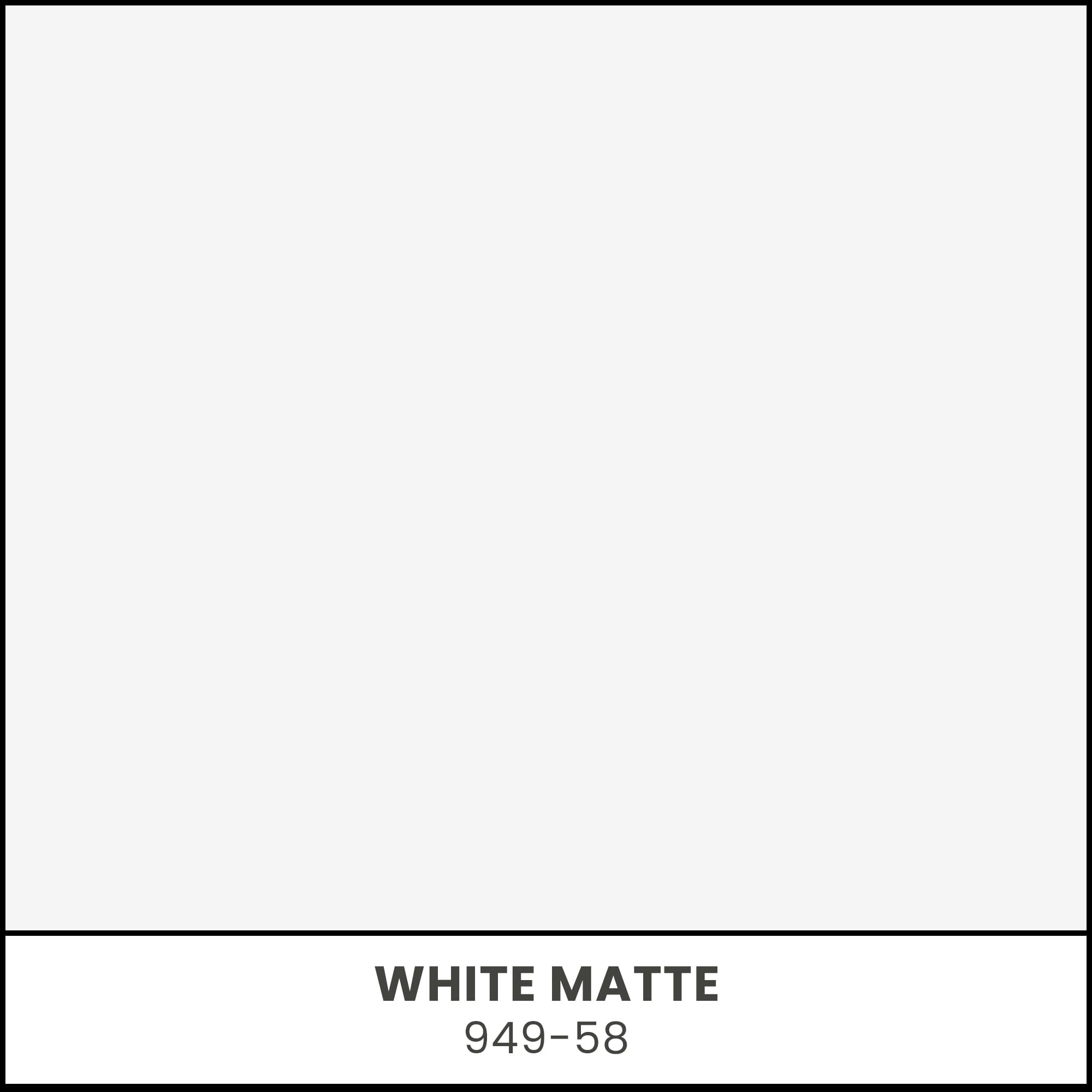White Matte Laminate - 949-58