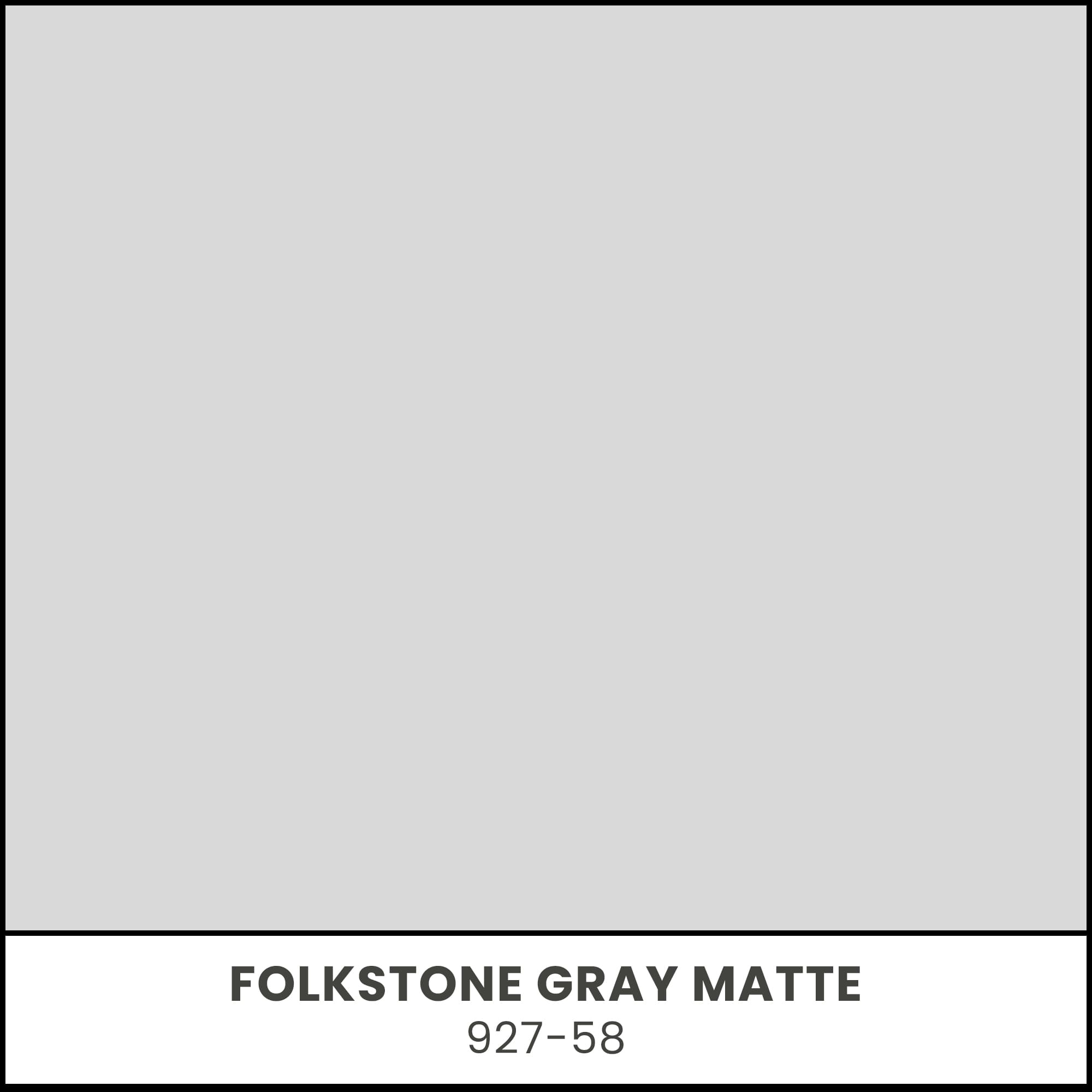 Folkstone Gray Matte Laminate - 927-58