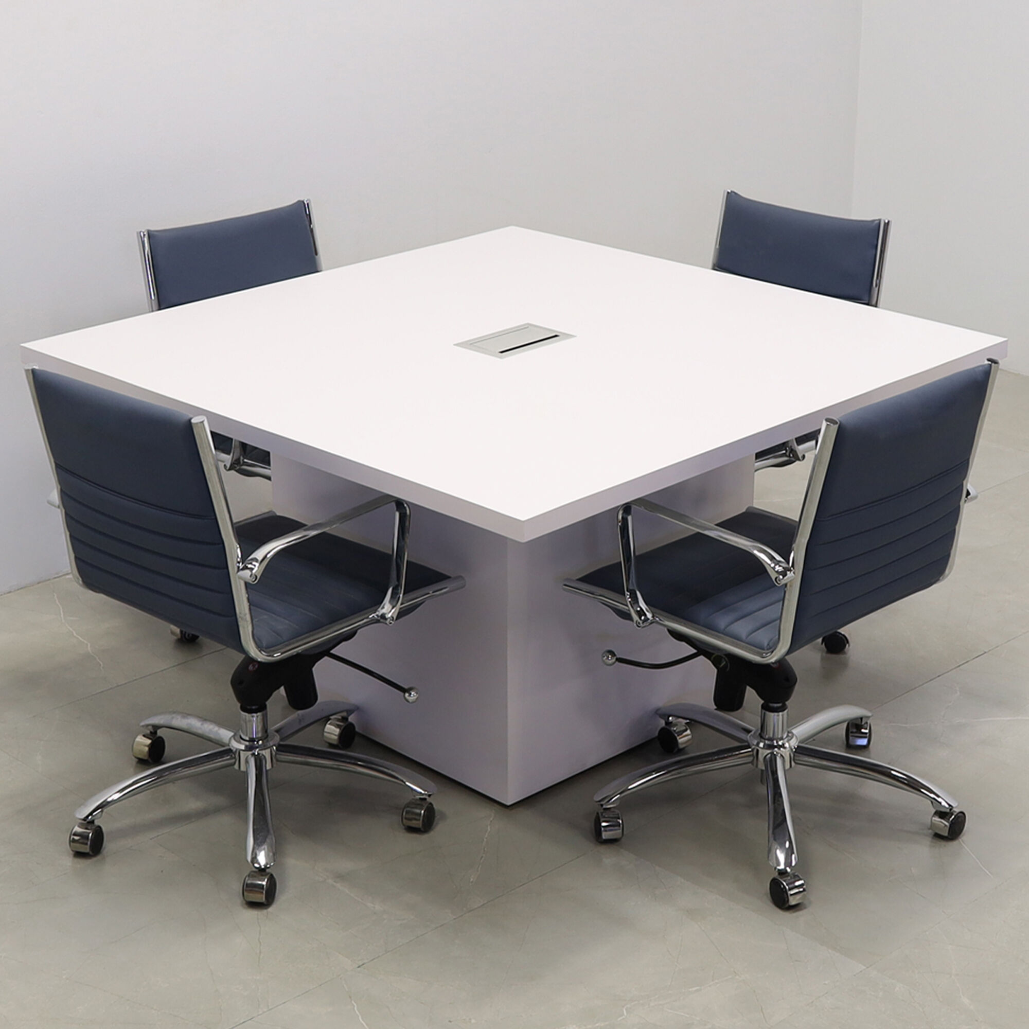 Newton Square Conference Table With Laminate Top
