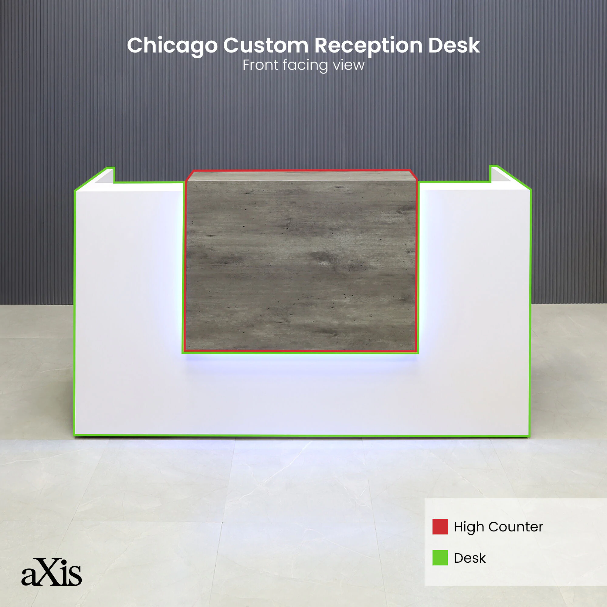 front office counter table